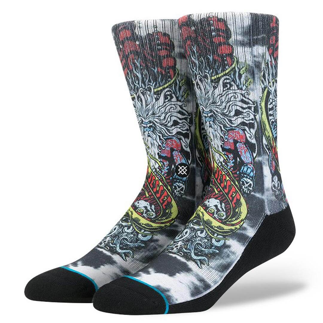Stance Poseidon Redux Socks, White | Billion Creation