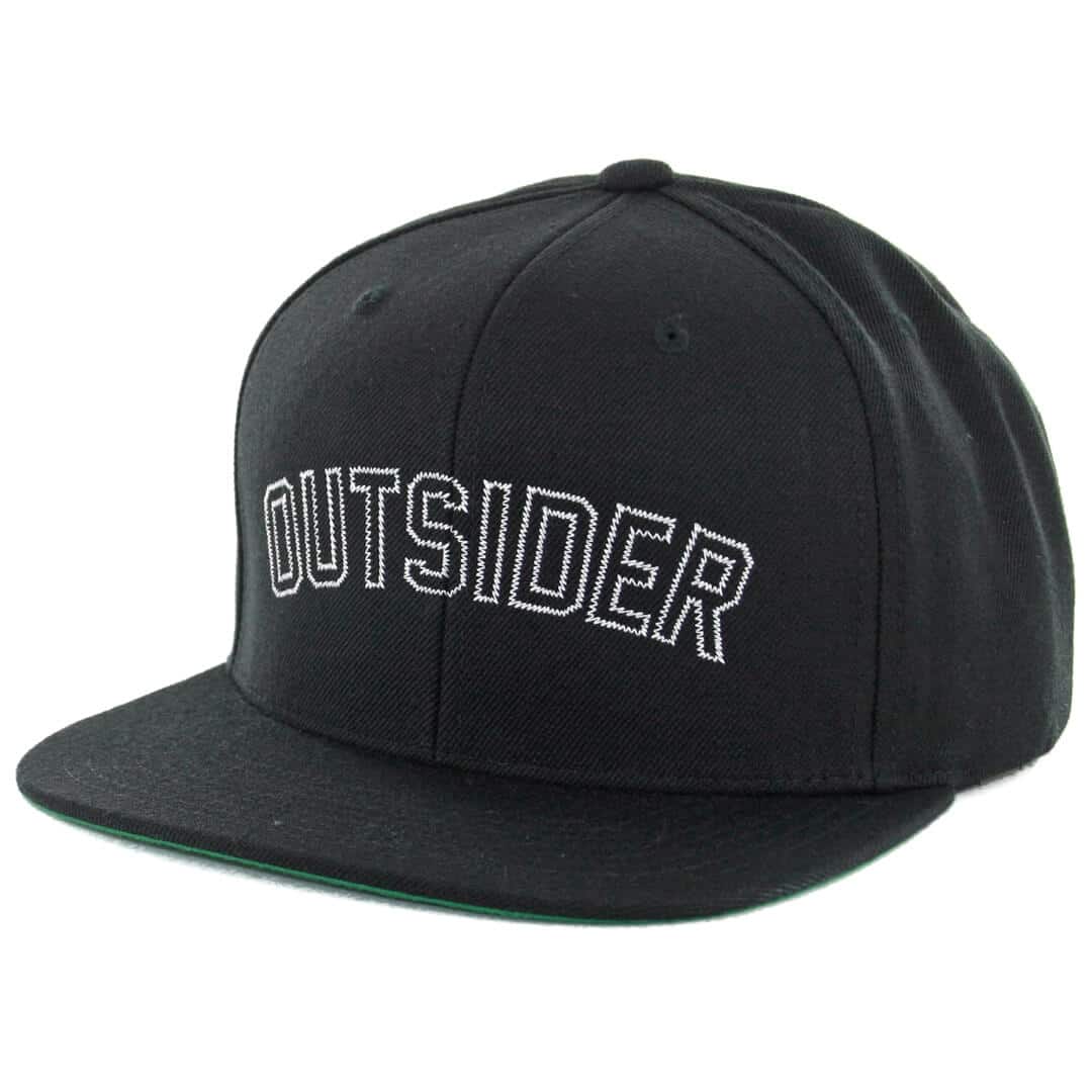 SSUR Outsider Snapback Hat Black - Billion Creation