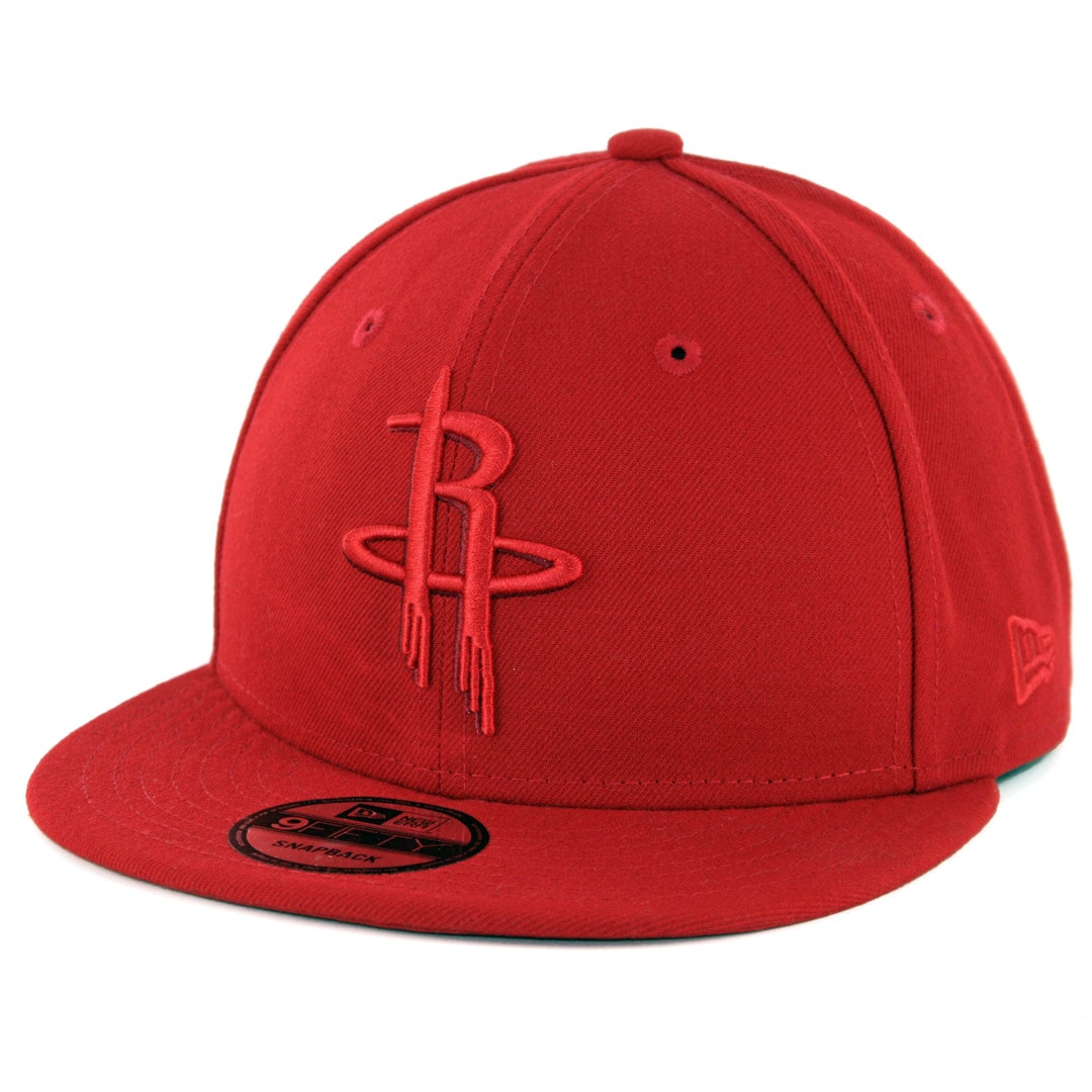 New Era 9Fifty Houston Rockets League Pop Snapback Hat Scarlet Red ...