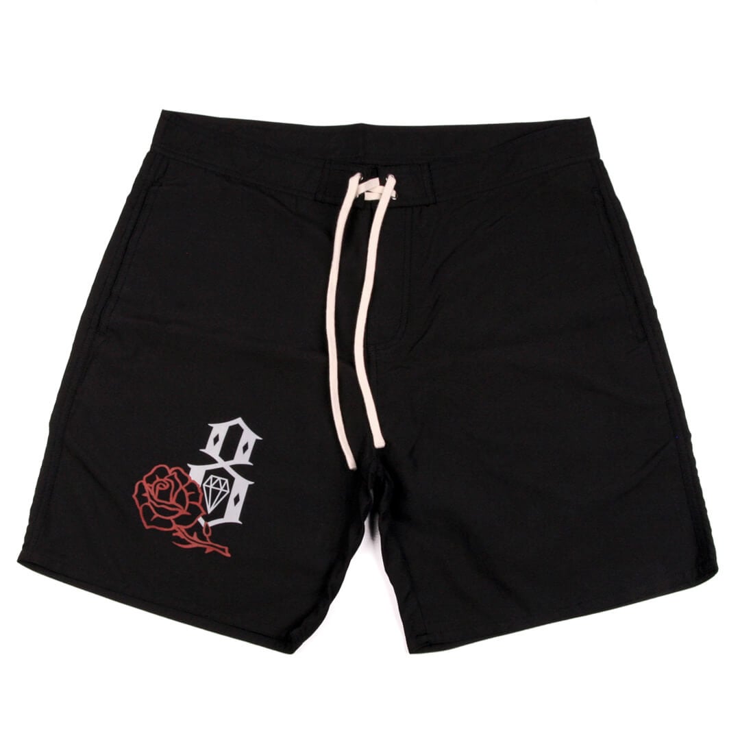 REBEL8 Ceremony Swim Shorts Black - Billion Creation
