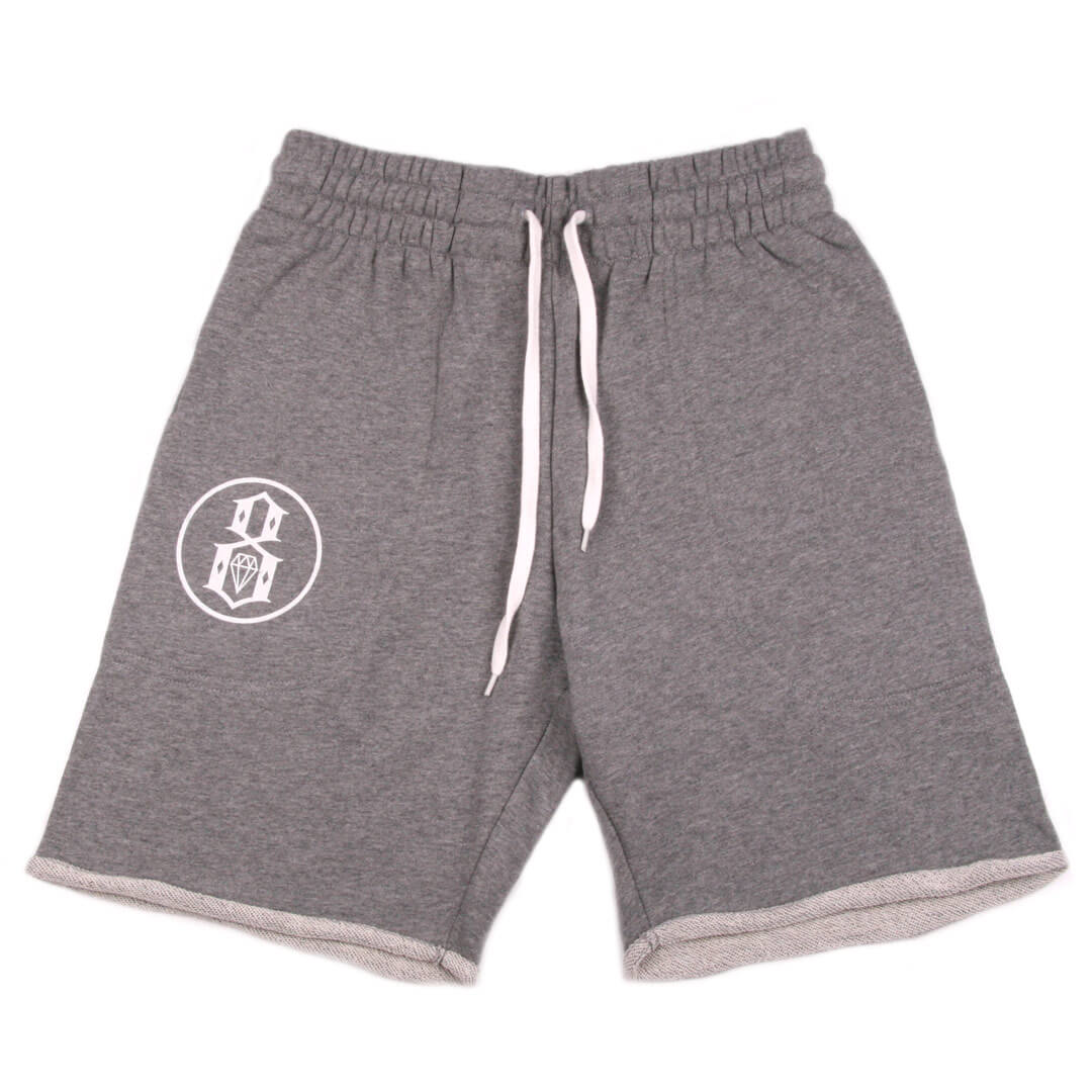 REBEL8 Retreat Track Shorts Grey | Billion Creation