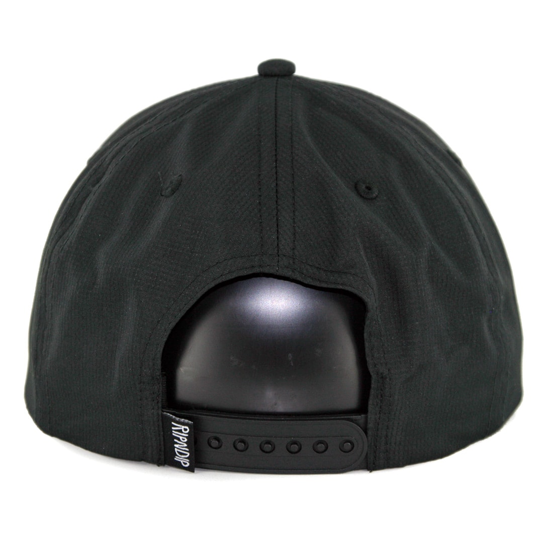 Rip N Dip Zipperface 6 Panel Snapback Hat Black | Billion Creation