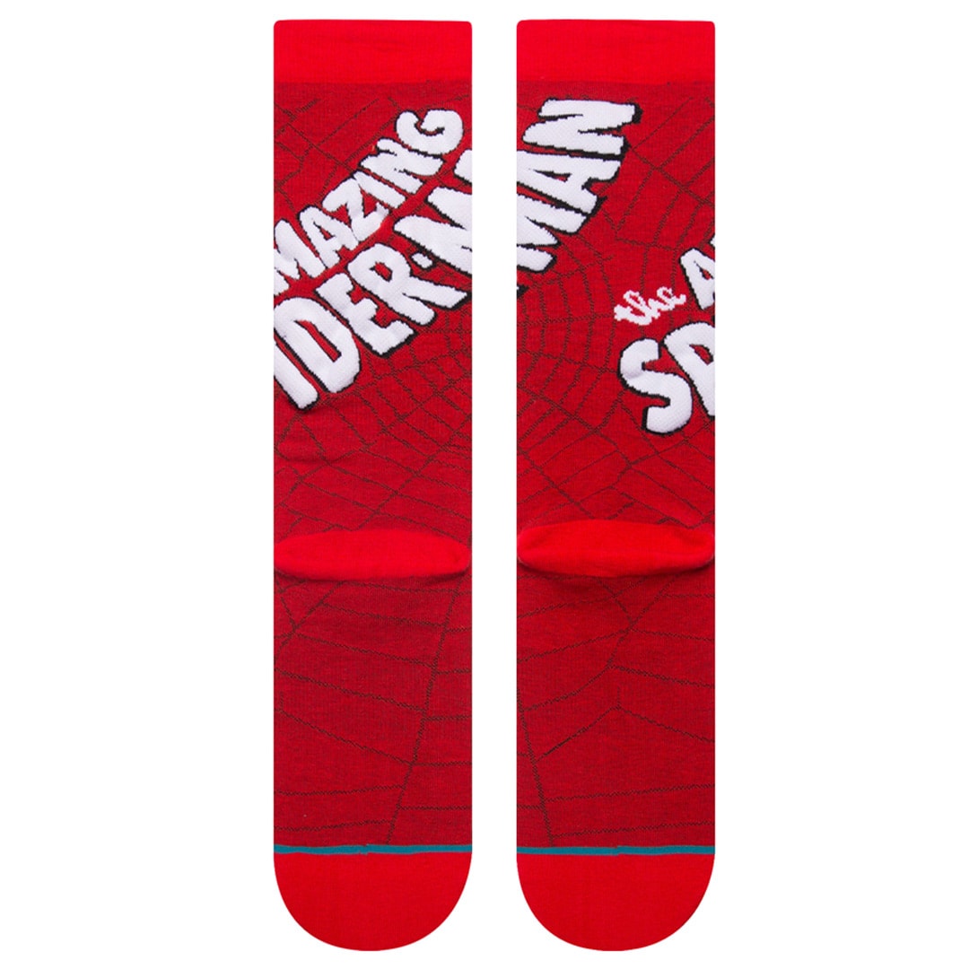 Stance Amazing Spiderman Sock Red - Billion Creation