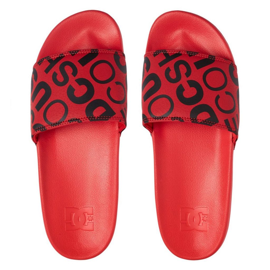 DC Slide SE Sliders Shoe Red Black | Billion Creation