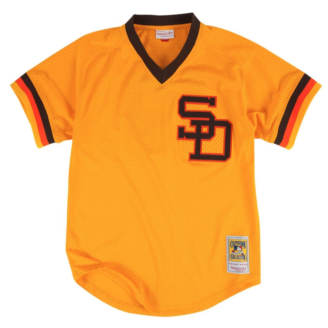 Mitchell & Ness San Diego Padres Authentic Batting Practice1982 Jersey ...