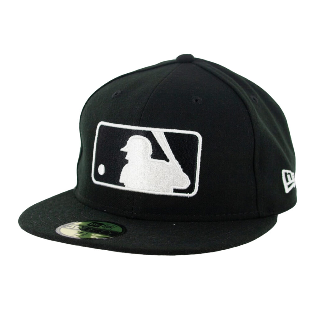 New Era 59Fifty MLB League Logo Umpire Fitted Hat Black White - Billion ...