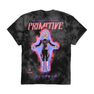 Primitive x Dragon Ball Z Super Goku BK Rose Wash T-Shirt Black ...