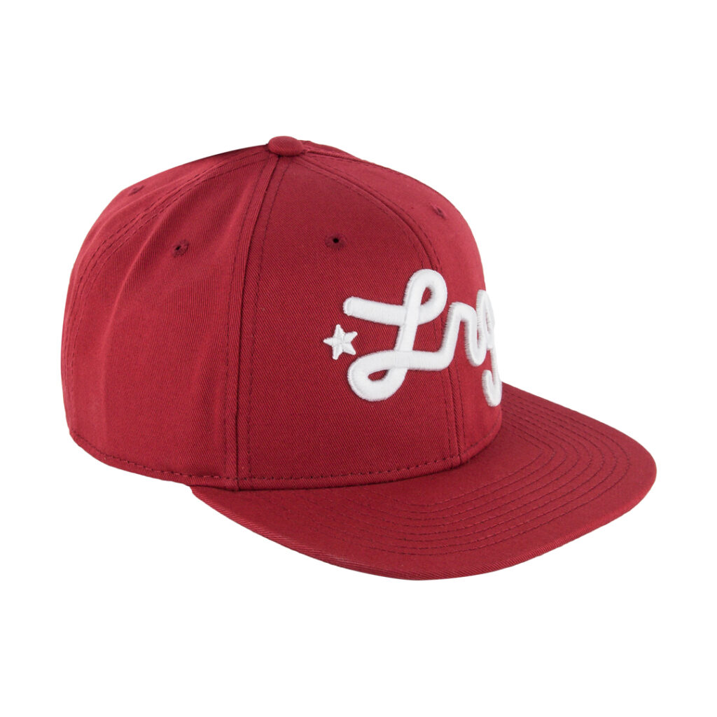 LRG Script Snapback Red | Billion Creation