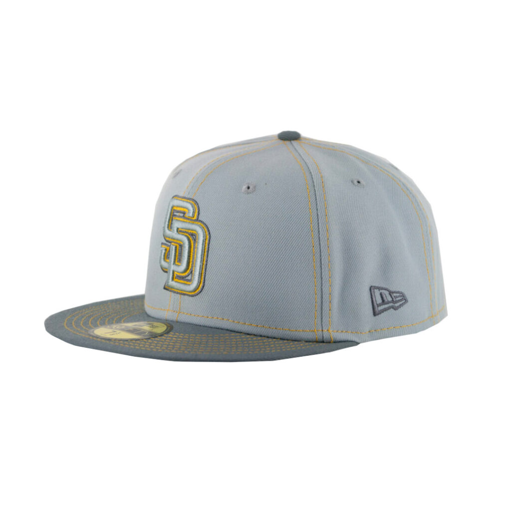 New Era 59Fifty San Diego Padres Gray Pop Fitted Hat Grey - Billion ...