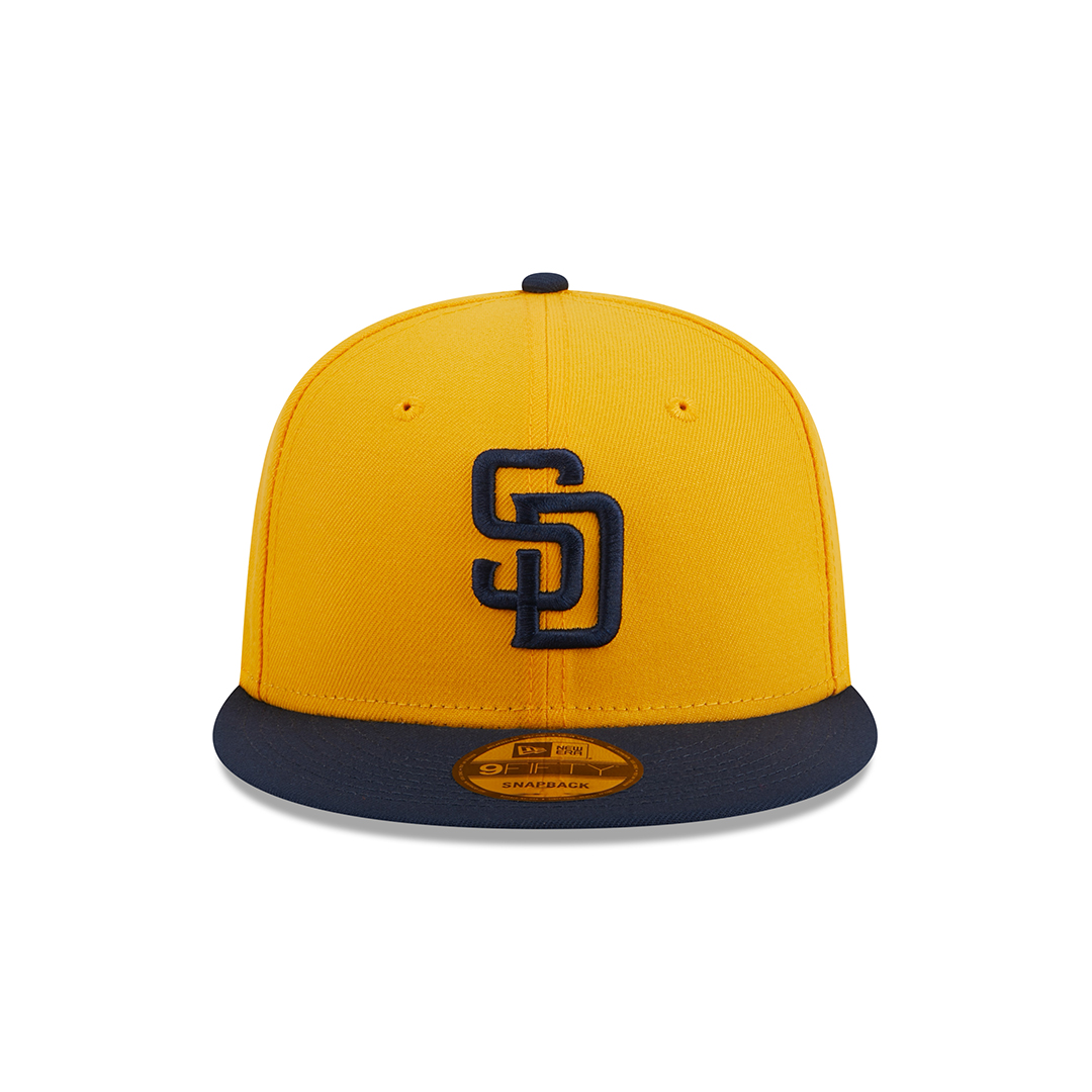 New Era 9Fifty San Diego Padres Color Pack Snapback Hat Yellow Dark ...