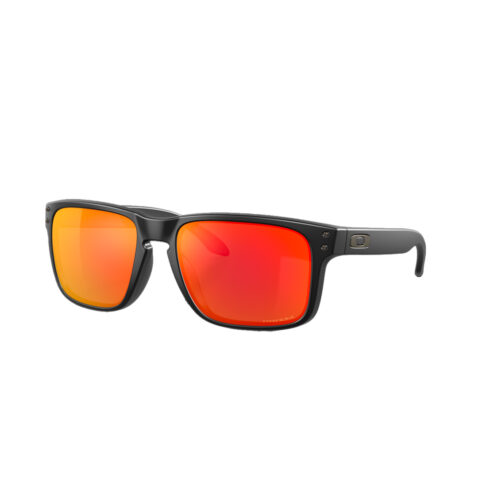 Oakley Holbrook Sunglasses Matte Black Prizm Ruby Lenses | Billion Creation