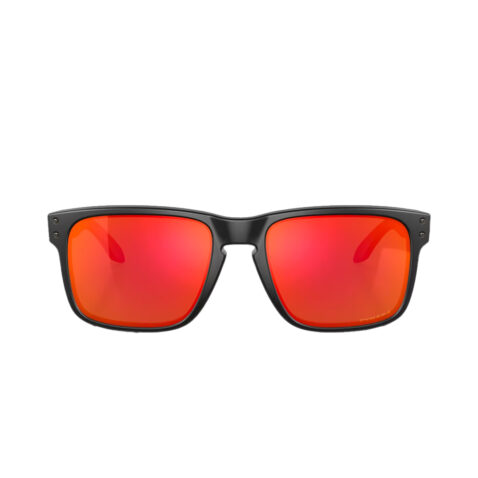 Oakley Holbrook Sunglasses Matte Black Prizm Ruby Lenses | Billion Creation