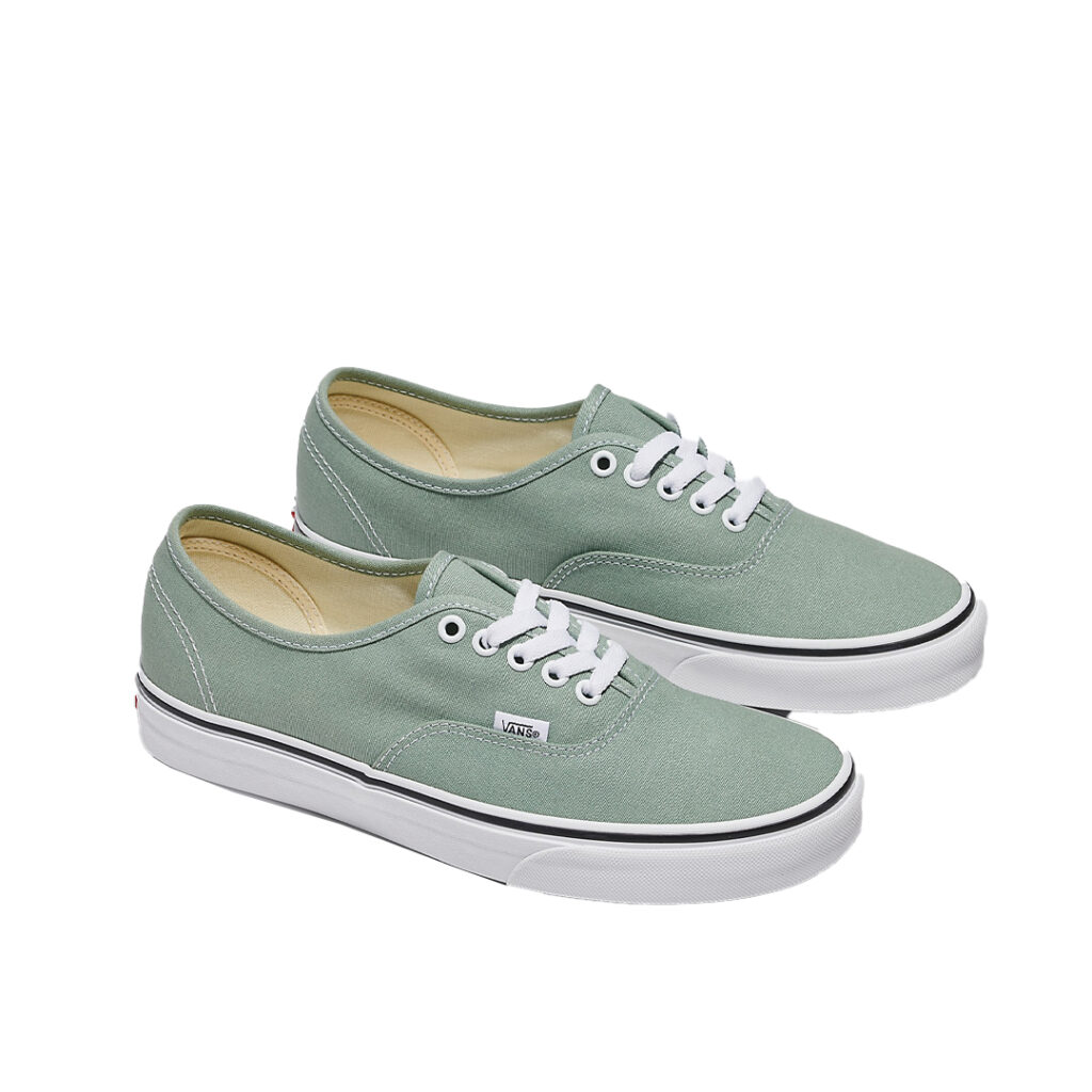 Vans Authentic Color Theory Shoes Iceberg Green | Billion Creation