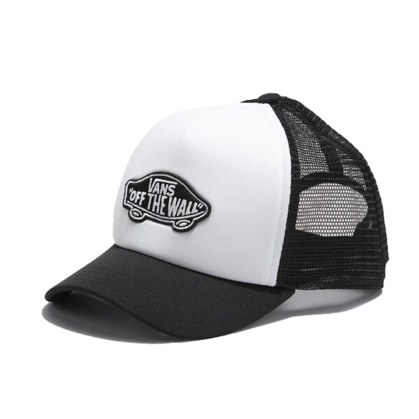Vans Classic Patch Curved Bill Mesh Trucker Adjustable Snapback Hat ...