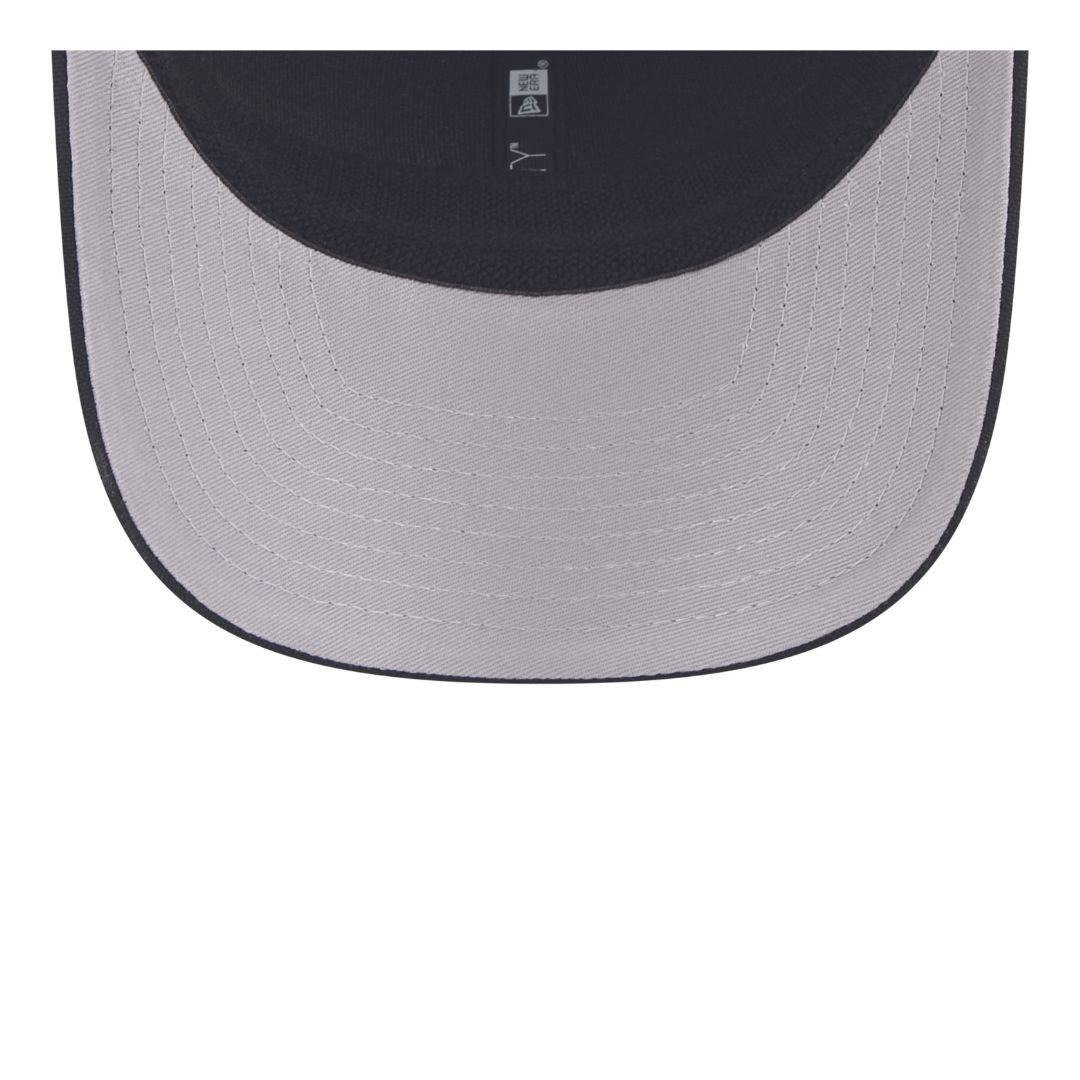 New Era 9Seventy San Diego Padres Canvas Mesh Trucker Snapback Hat Black Grey | Billion Creation