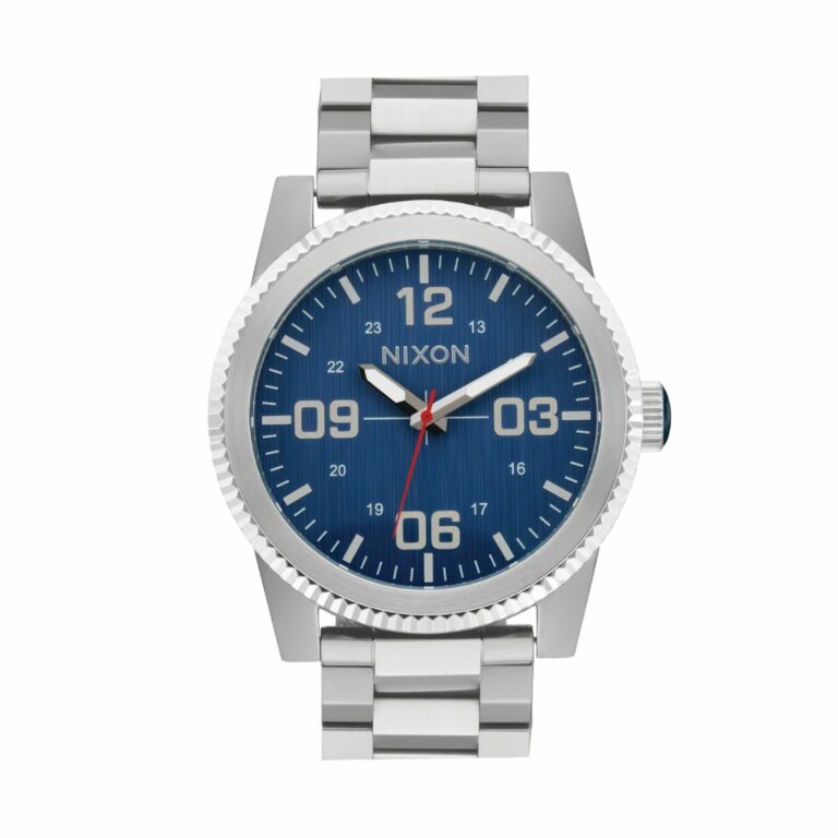 Nixon Corporal Stainless Steel Silver Indigo | Billion Creation
