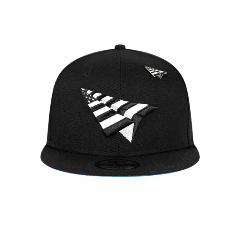 Paper Planes The Original Crown Old School 9Fifty Snapback Hat Black ...