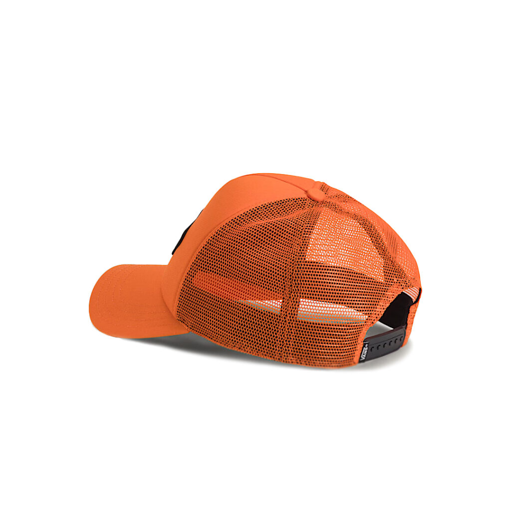 Vans Classic Patch Curved Bill Mesh Trucker Snapback Hat Flame ...